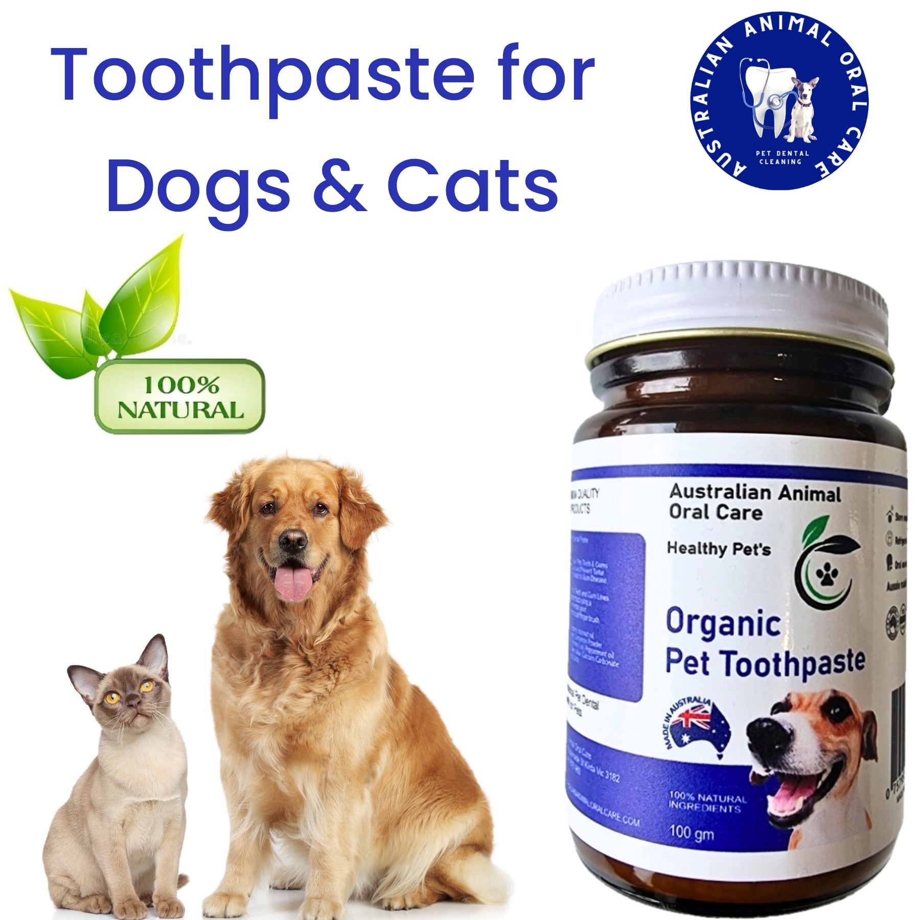 Organic Pet Toothpaste – Australian Animal Oral Care